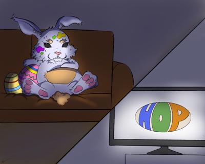 What the Easter bunny does when it is not Easter | The Bluff | laloyolan.com