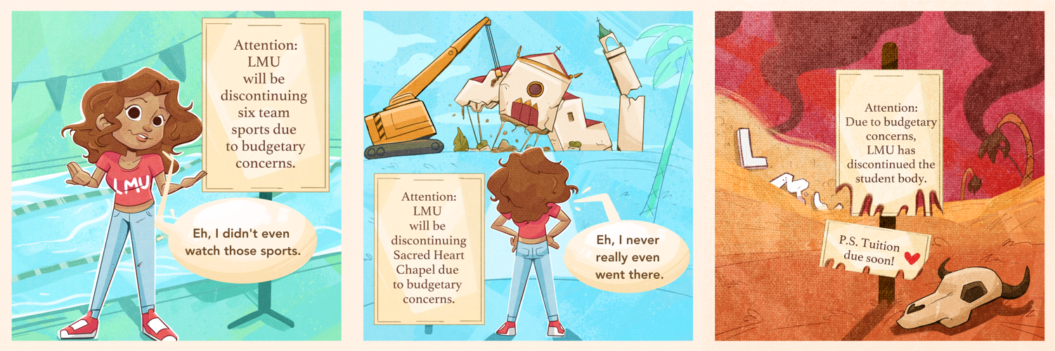 "Budget cuts" Comic Strip | Cartoons | laloyolan.com