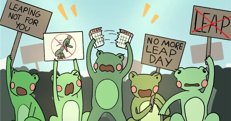 Frogs outraged over Leap Day | The Bluff | laloyolan.com