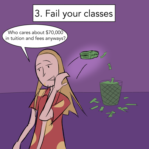 "Bad advice column: Your slacker friend on studying for finals ...