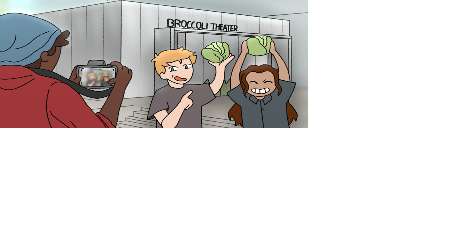 Smarty-pants students consume cabbage in Broccoli Theater | The Bluff ...