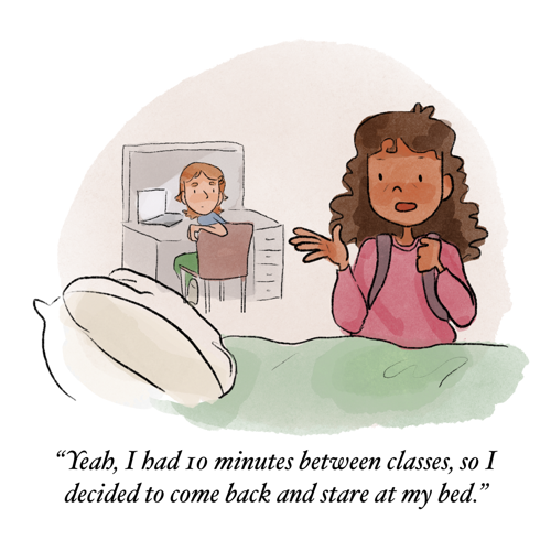 "The Westchester: College Habits" Comic Strip | Cartoons | laloyolan.com