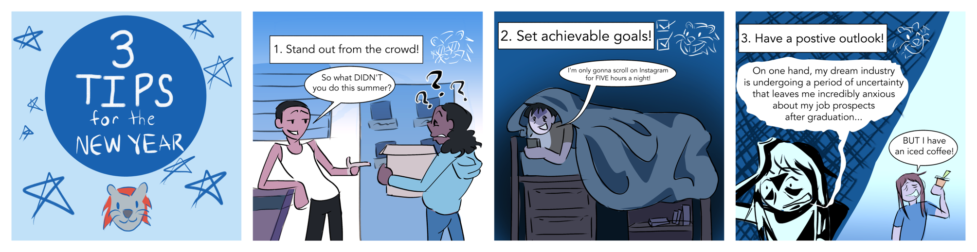 "3 Tips for the New Year" Comic Strip | Cartoons | laloyolan.com