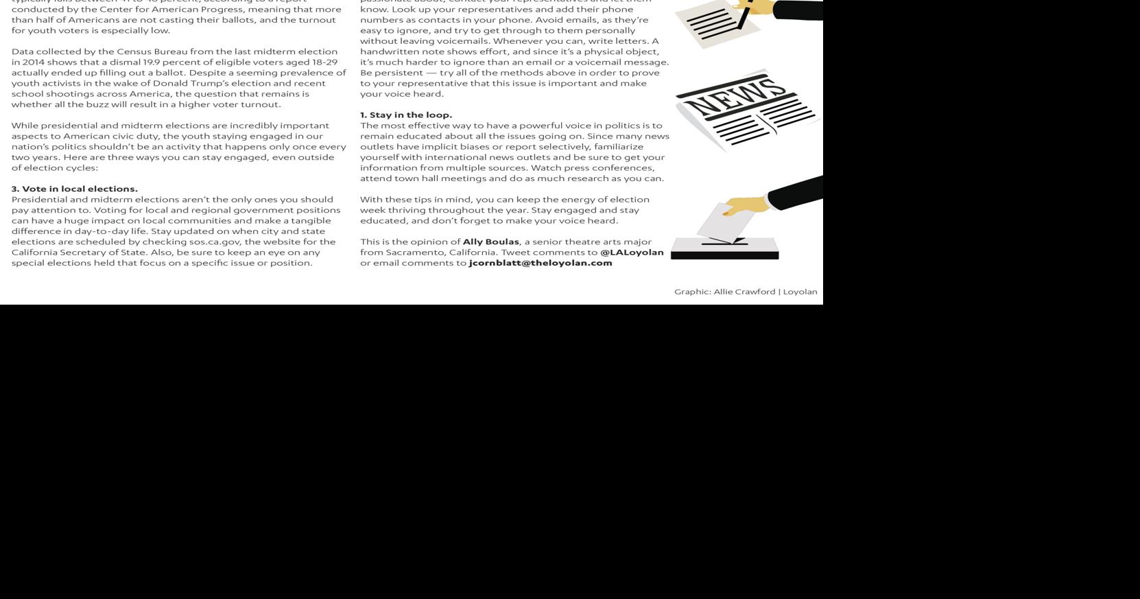 How to be politically active | LIFE+ARTS | laloyolan.com