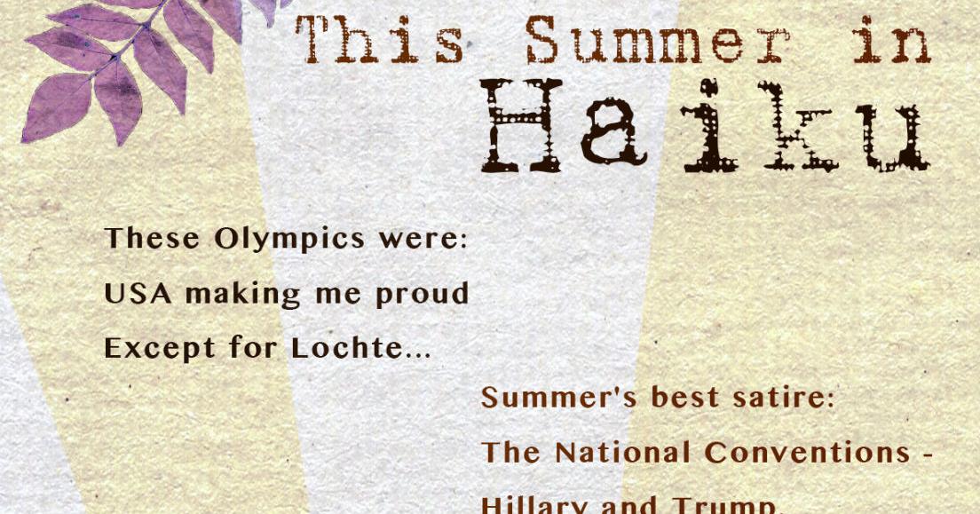 except for all last summer