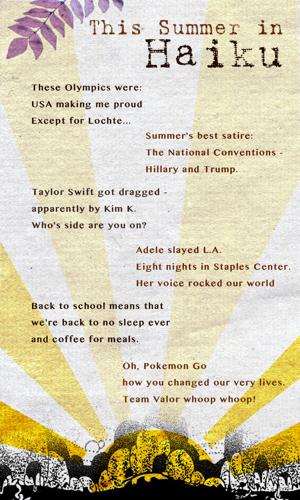 except for all last summer