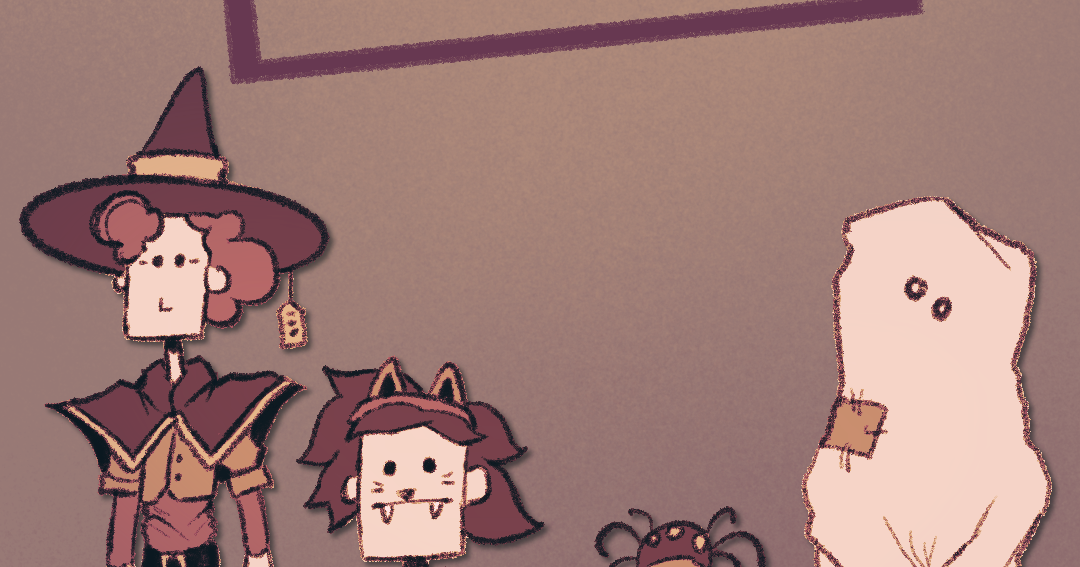 PSA: All those scary creatures on Halloween are just people in costumes ...