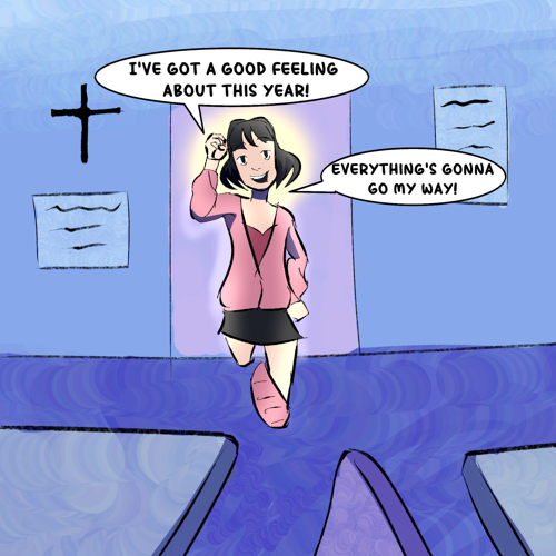 "New Year, Same Problems" Comic Strip | Cartoons | laloyolan.com