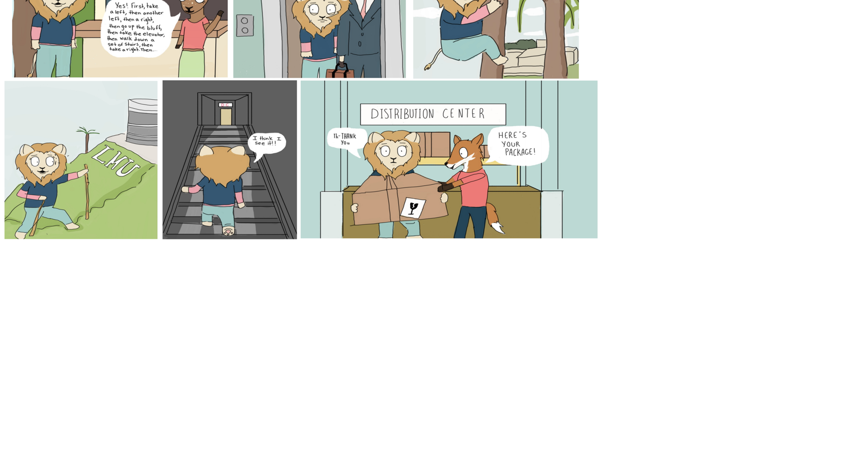 "Journey to the Distribution Center" Comic Strip | Cartoons | laloyolan.com