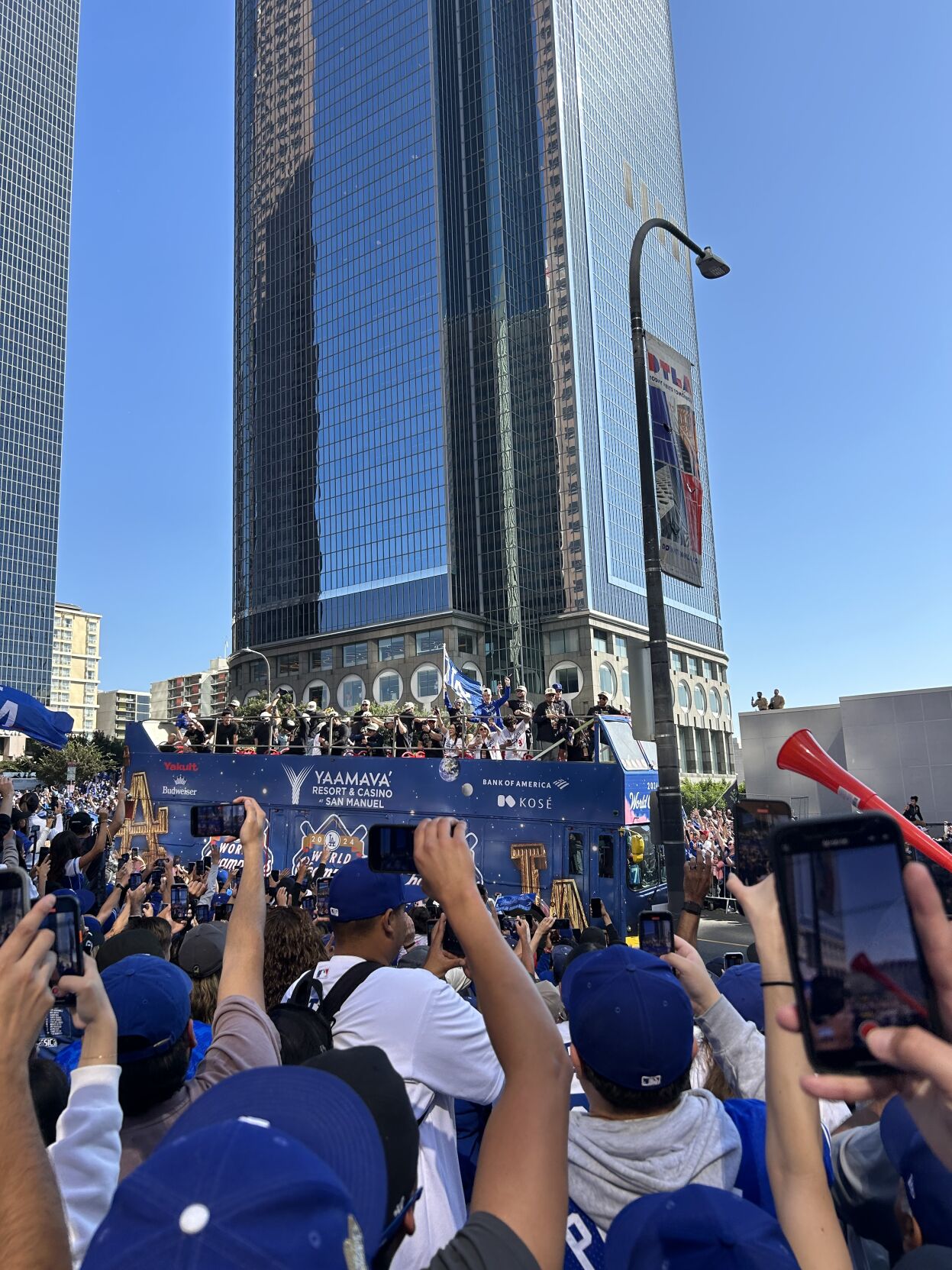 Trophy hoisting and flag waving: A glimpse into the Dodgers ...