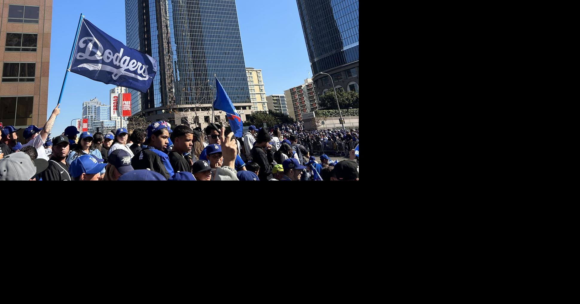 Trophy hoisting and flag waving: A glimpse into the Dodgers ...