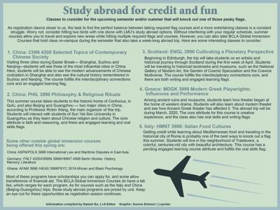 Study abroad for credit and fun | Culture | laloyolan.com