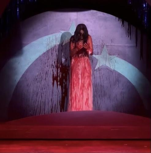 "Carrie: The Musical" opens with a bloody splash at Strub Theatre ...