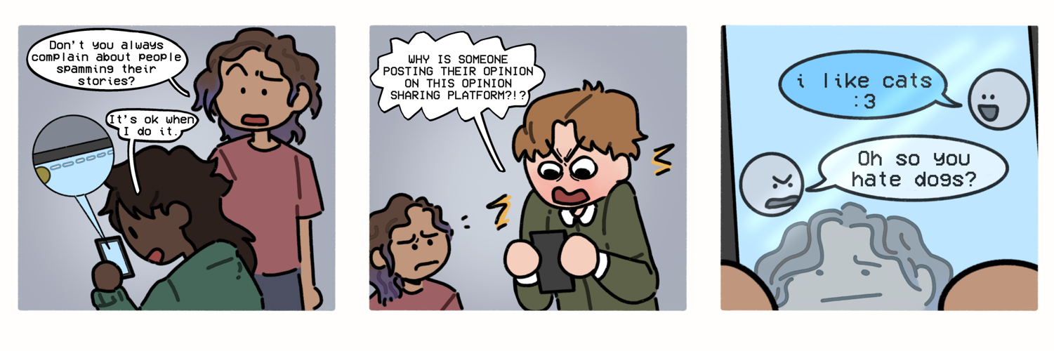 "Social Media Hypocrisy and Icks" Comic Strip | Cartoons | laloyolan.com