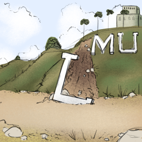 Bluff Creek Drive takes the ‘L’ as giant letter comes crashing down ...