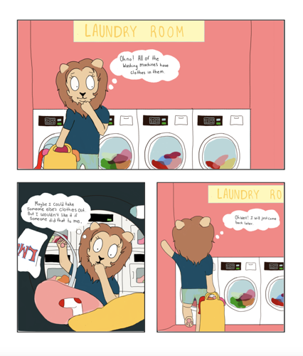"Laundry Room Ethics" Comic Strip | Cartoons | laloyolan.com