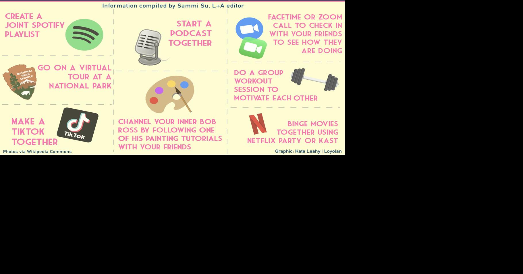 Virtual hangout ideas during quarantine | LIFE+ARTS | laloyolan.com