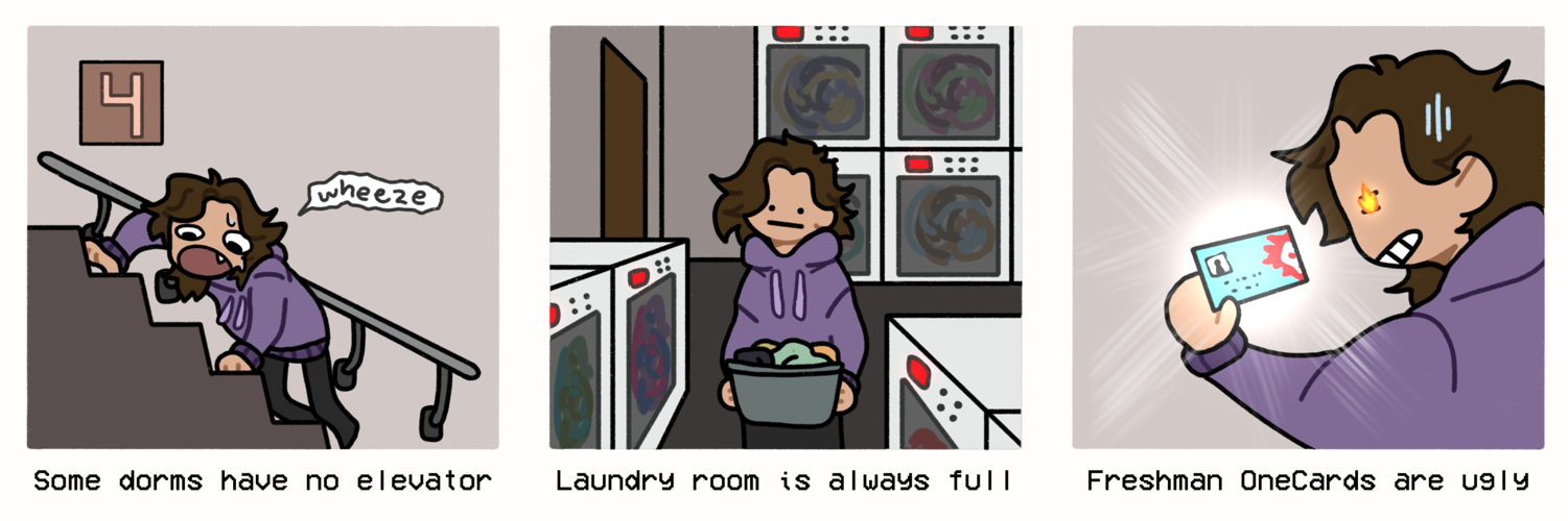 "Random Freshman Thoughts" Comic Strip | Cartoons | laloyolan.com