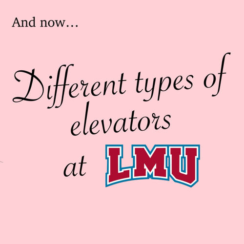 "Different Types of Elevators at LMU" Comic Strip | Cartoons ...