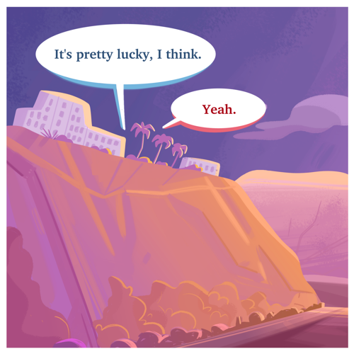 "Goodbyes on the Bluff" Comic Strip | Cartoons | laloyolan.com