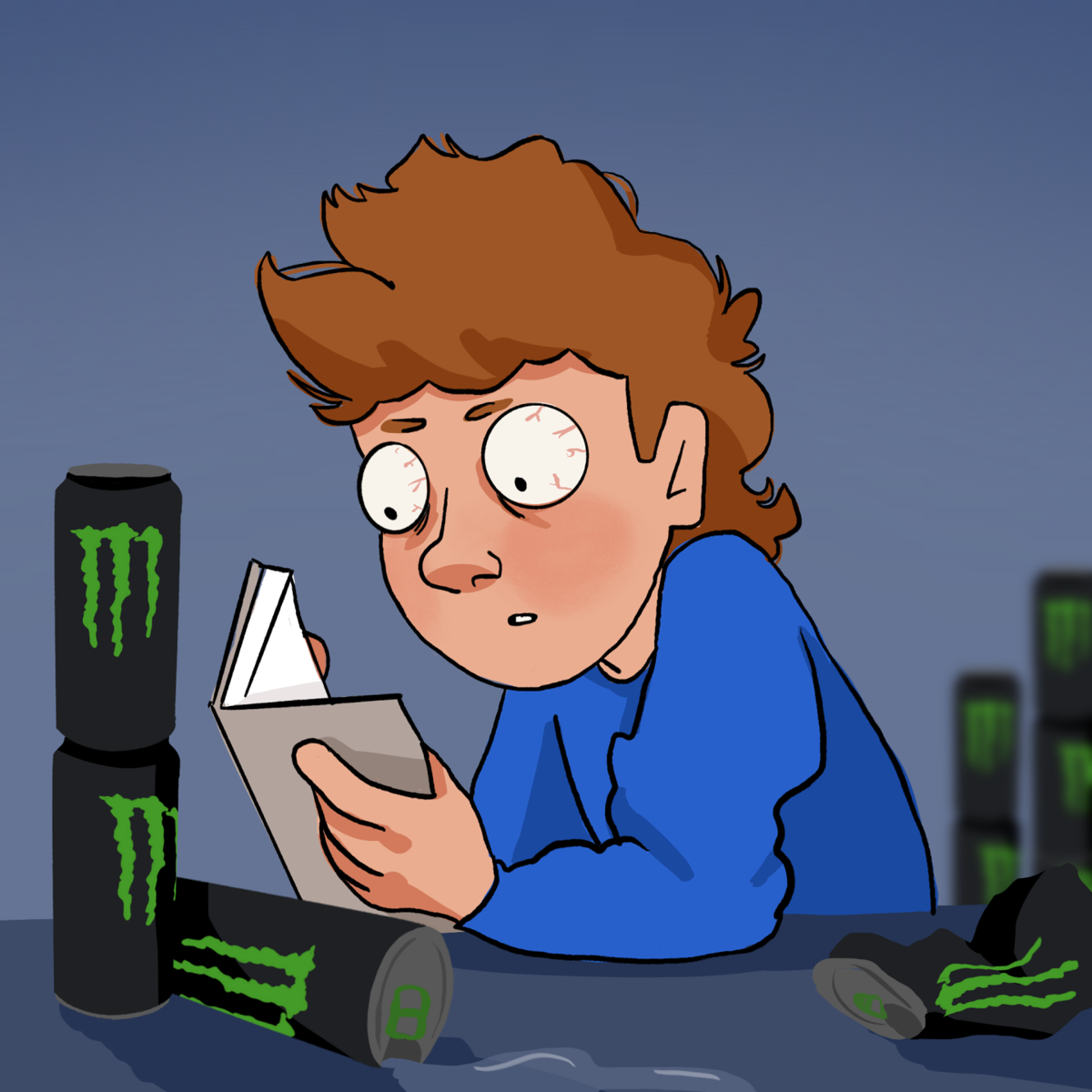 pulling an overnighter