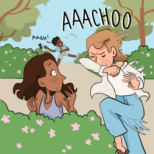 pollen allergy comic