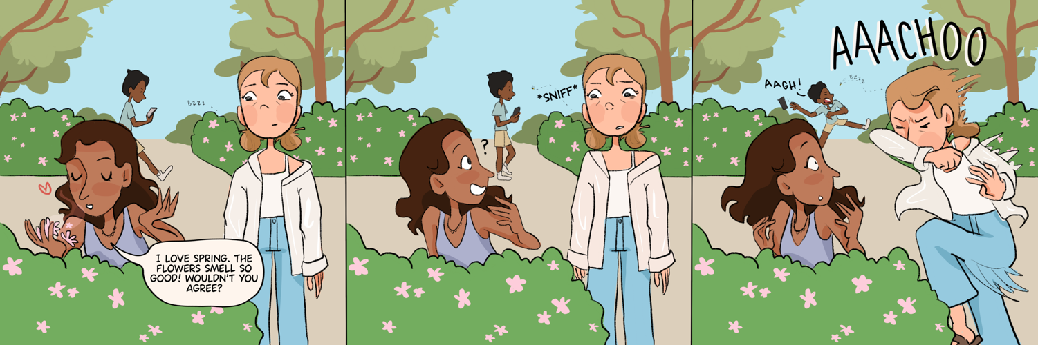 pollen allergy comic