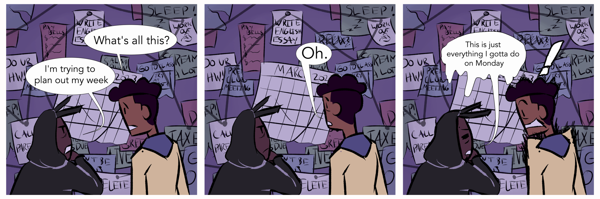 "Planning Pandemonium" Comic Strip | Cartoons | laloyolan.com