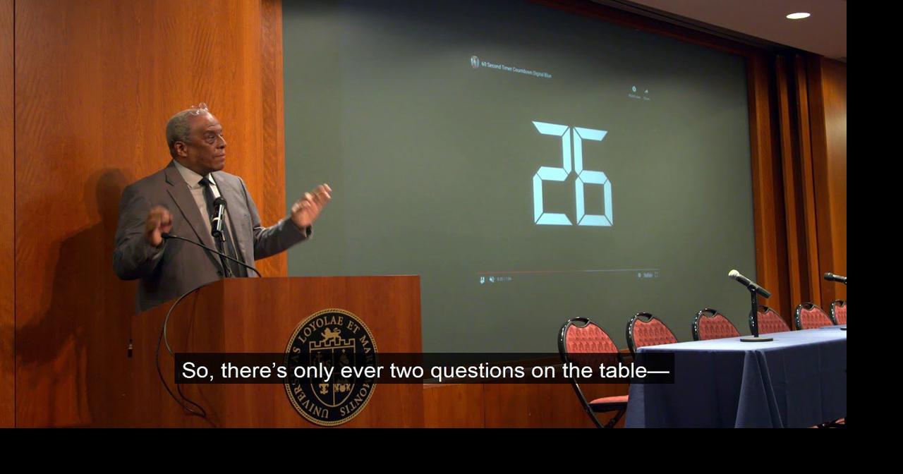 60 Second Lectures 2018: William D. Parham | 60 Second Lectures ...