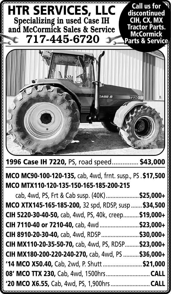 1996 CIH 7220- 11/22 | Farm Equipment | lancasterfarming.com