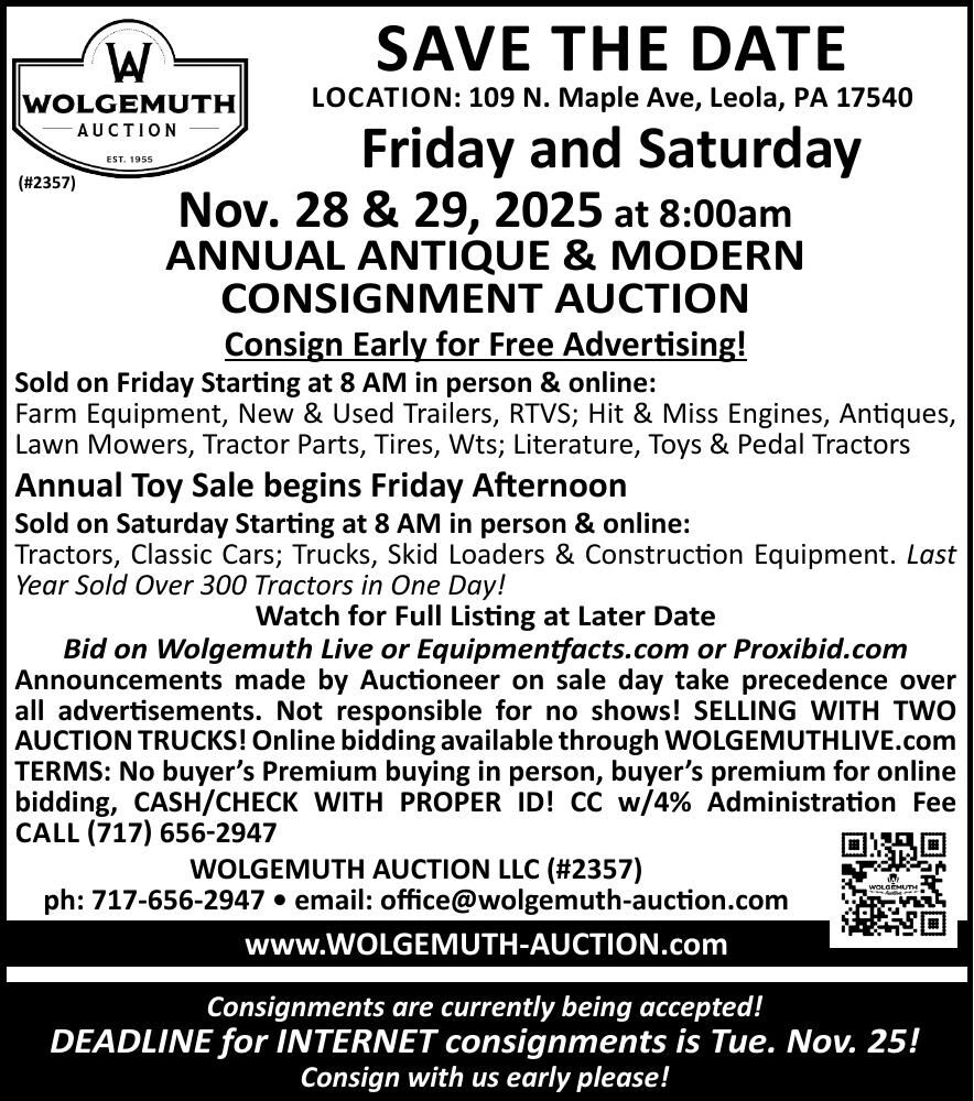11/28 & 11/29 - ANNUAL AUCTION | Public And Estate Sales ...