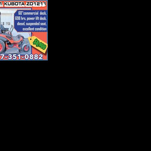 2021 Kubota ZD1211, 60" Commercial Deck | Farm Equipment ...