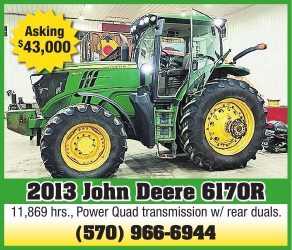 2013 John Deere 6170R | Farm Equipment | lancasterfarming.com