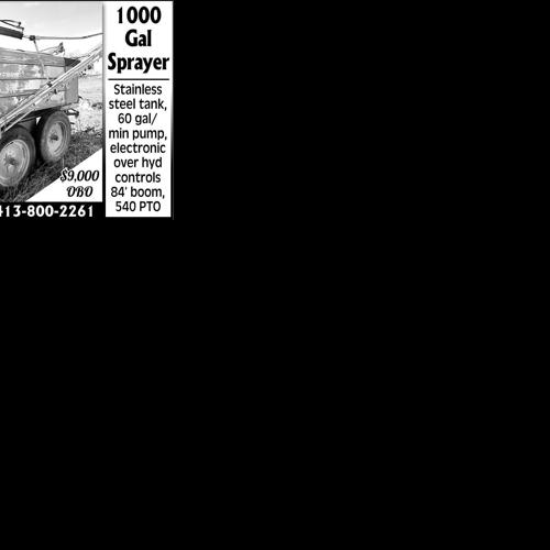1000 gal. Sprayer, Stainless Tank | Farm Equipment | lancasterfarming.com