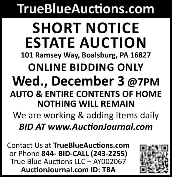 12/3 - 101 RAMSEY WAY | Public And Estate Sales | lancasterfarming.com