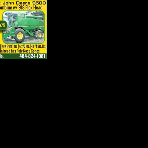 1992 John Deere 9500 LL Combine w/ 918 flex head | Farm Equipment ...