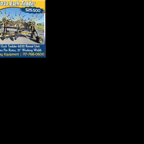 Esch 6032 Tedder, 10 Arms Per Rotor | Farm Equipment | lancasterfarming.com