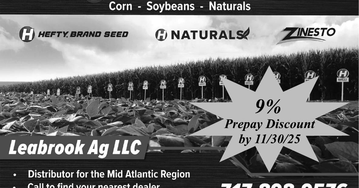 Hefty seed Early pay discount | Miscellaneous | lancasterfarming.com