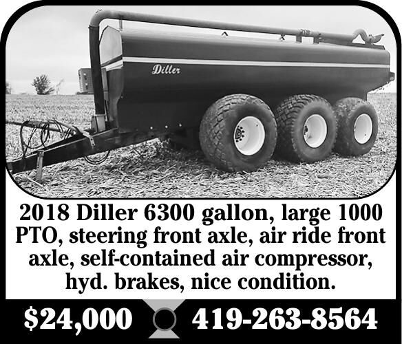 2018 Diller 6300 gallon | Farm Equipment | lancasterfarming.com