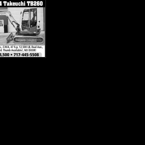 2014 Takeuchi TB260 | Farm Equipment | lancasterfarming.com