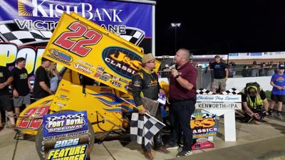 First Win for Doug Hammaker a Gift to Sprint Car Owner Sandy Kline ...