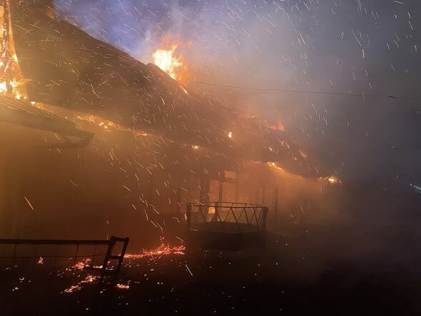 Strasburg Barn Destroyed After Windy Wednesday Fire | Farming and ...