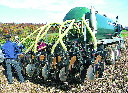 Manure Injection Displayed at Cover Crop Field Day | Farming and ...