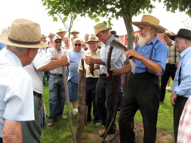 Swiss Pioneers Demonstrate the History of Haymaking | Farming and ...