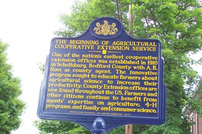 Sign Honors First County Extension Agent | Farming and Agricultural ...