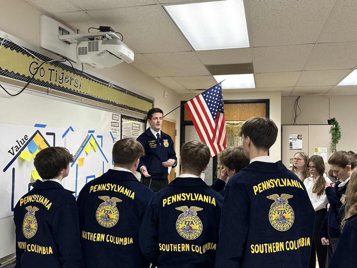 5 Columbia County Chapters Welcome National FFA Officer | Agriculture ...