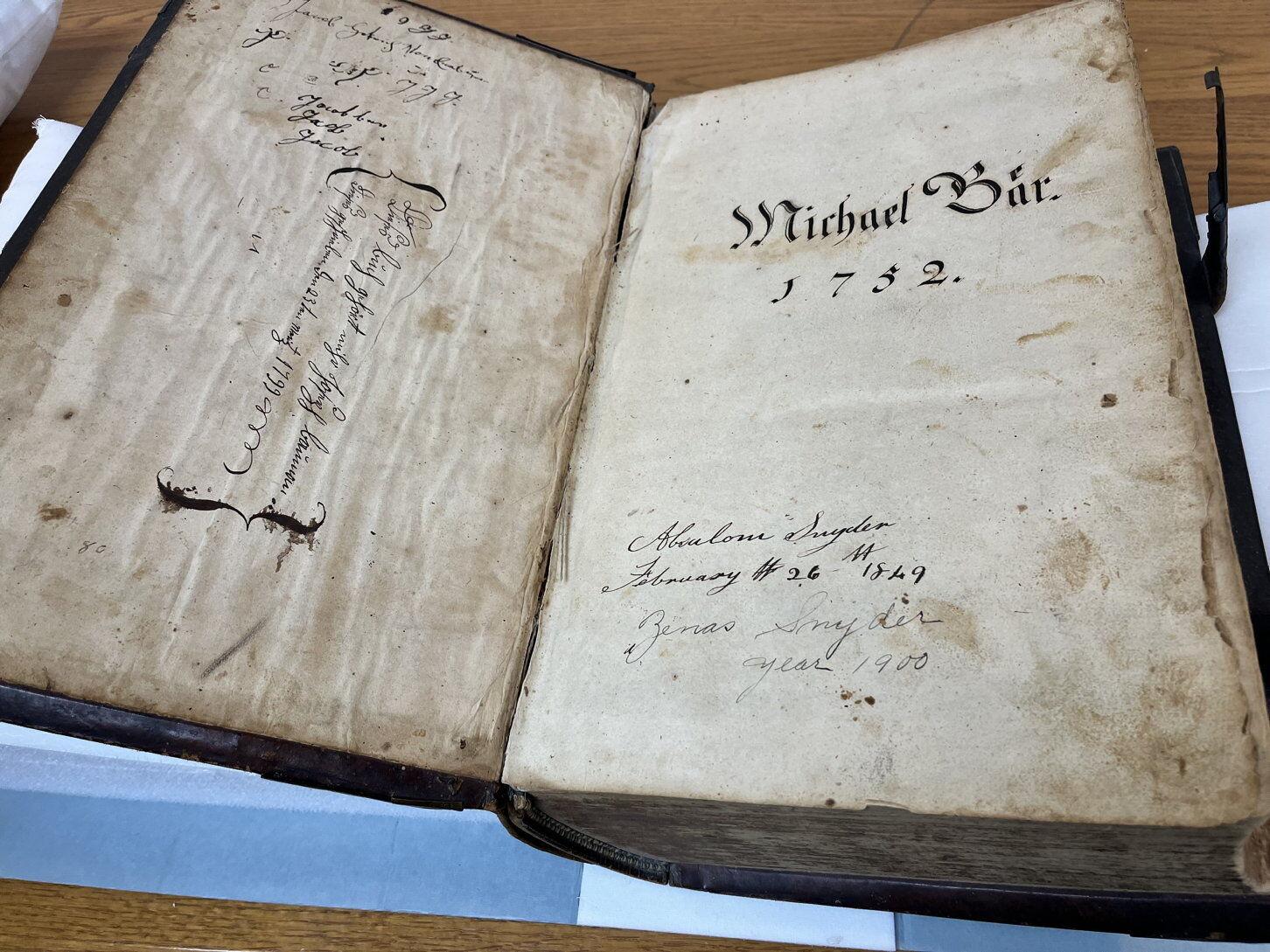 First Edition ‘Martyrs Mirror’ Donated to Muddy Creek Farm Library ...