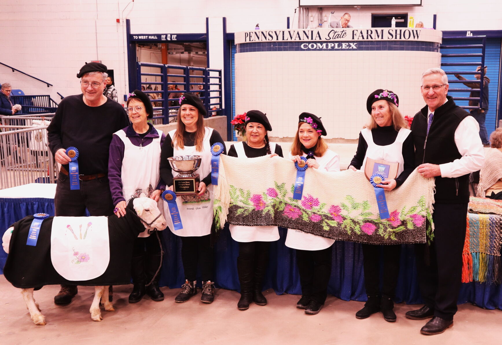 ‘Friends Through Fiber’ Win Fourth PA Farm Show Sheep-to-Shawl Contest ...