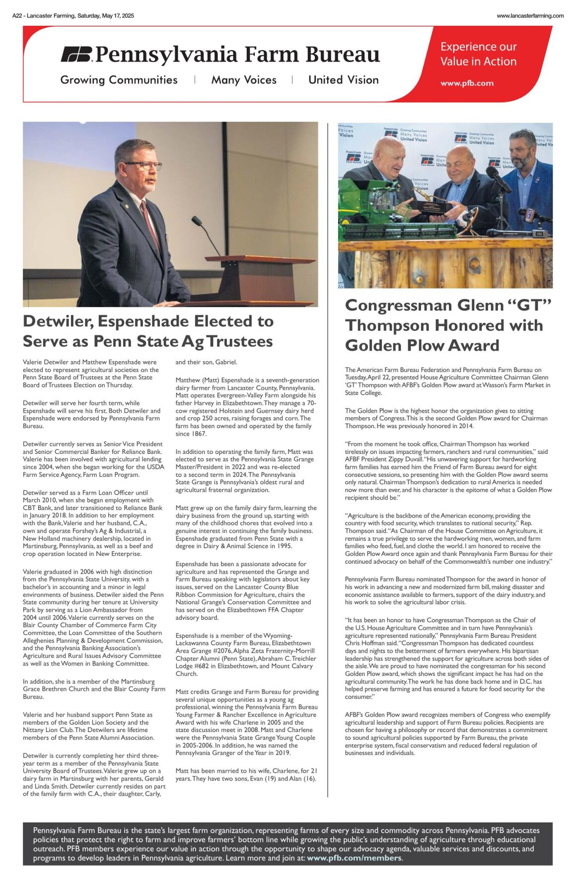 Pennsylvania Farm Bureau | lancasterfarming.com