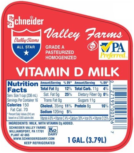 Schneider’s Becomes PA’s First Preferred Dairy | Farming and ...